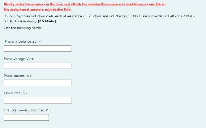 Solved Kindly enter the answers in the box and attach the | Chegg.com