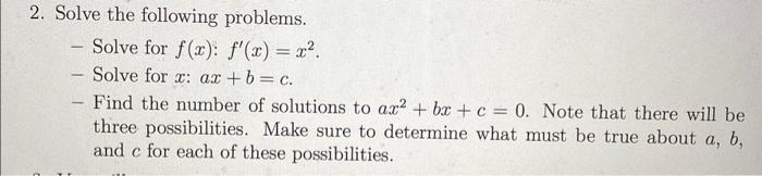 Solved 1. solve the following problem2. convert the | Chegg.com