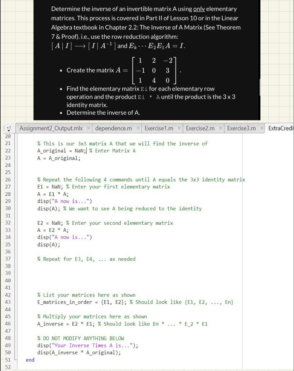 Solved USING MATLAB PLEASE! will thumbs up. (the starting | Chegg.com