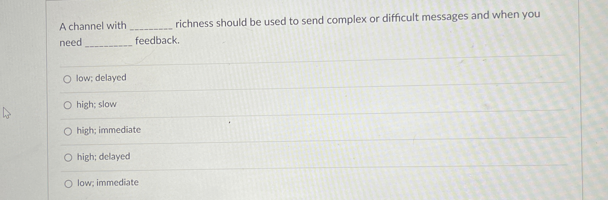 Solved A channel with richness should be used to send | Chegg.com