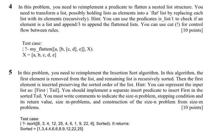 Solved 4 In this problem, you need to reimplement a | Chegg.com
