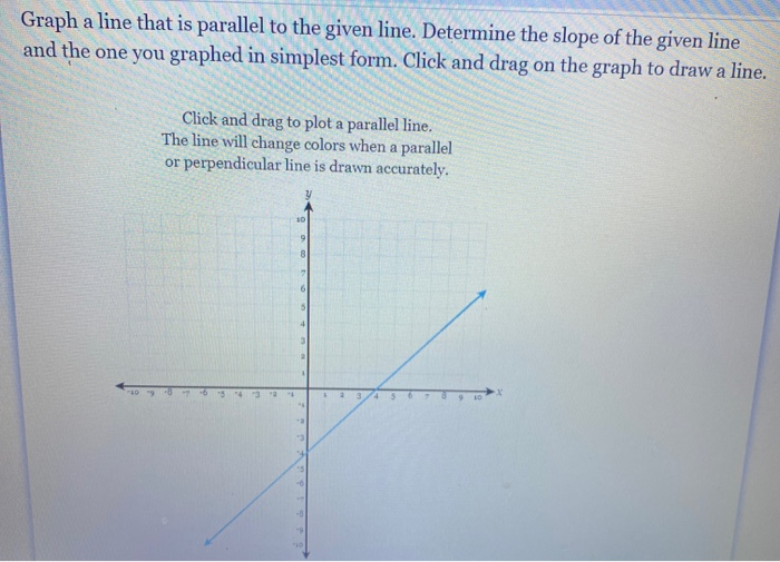 Solved Graph a line that is parallel to the given line. | Chegg.com Solved Graph a line that is parallel to the given line. | Chegg.com