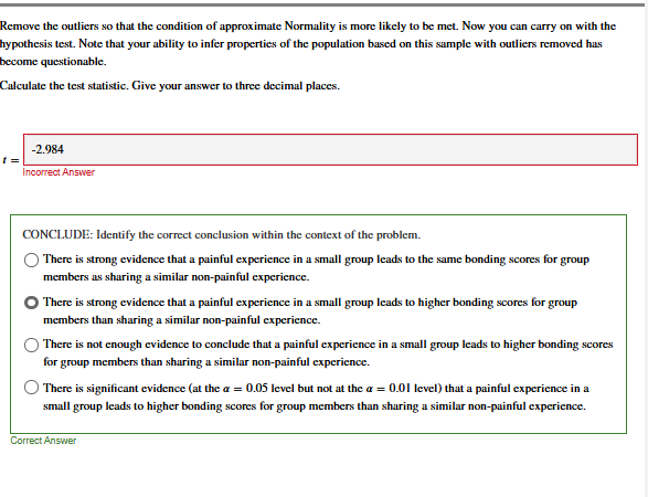 Solved Remove the outliers so that the condition of | Chegg.com