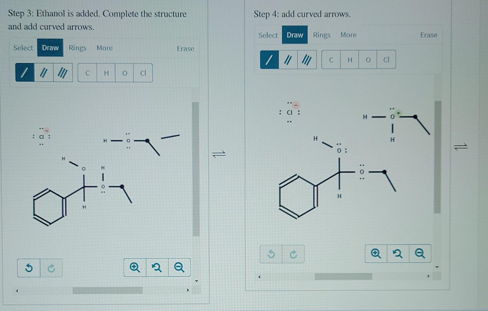 Solved Complete the mechanism for the given reaction of | Chegg.com