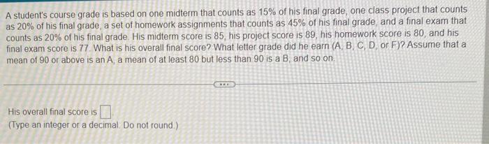 Solved This is a two part question. Please answer both parts | Chegg.com
