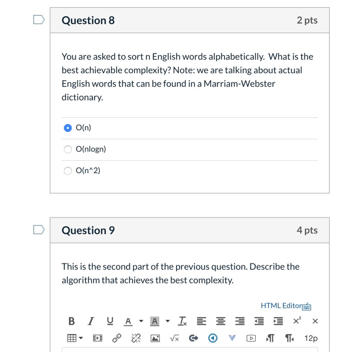 Solved answer question 9 use radix sort use pseudo code and | Chegg.com