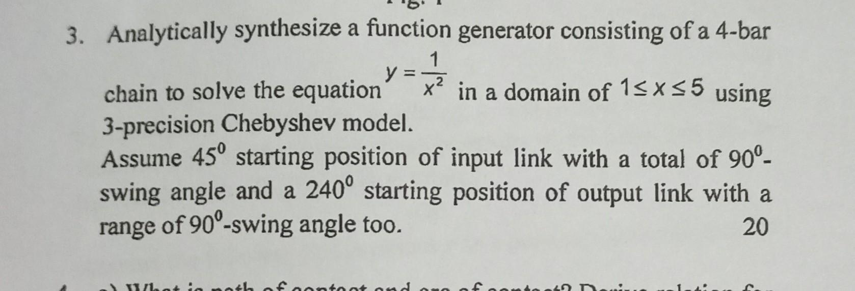 3. Analytically synthesize a function generator | Chegg.com