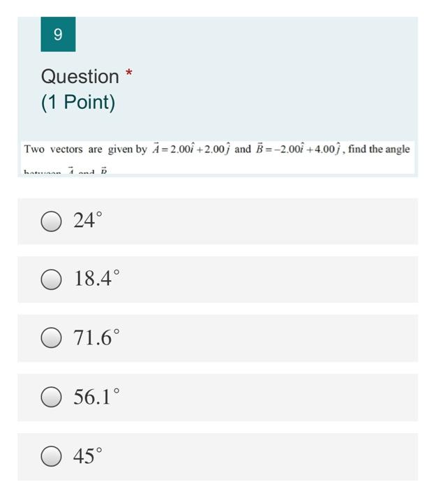 Solved 10 Vector A has a magnitude of 35.0 m and makes an | Chegg.com