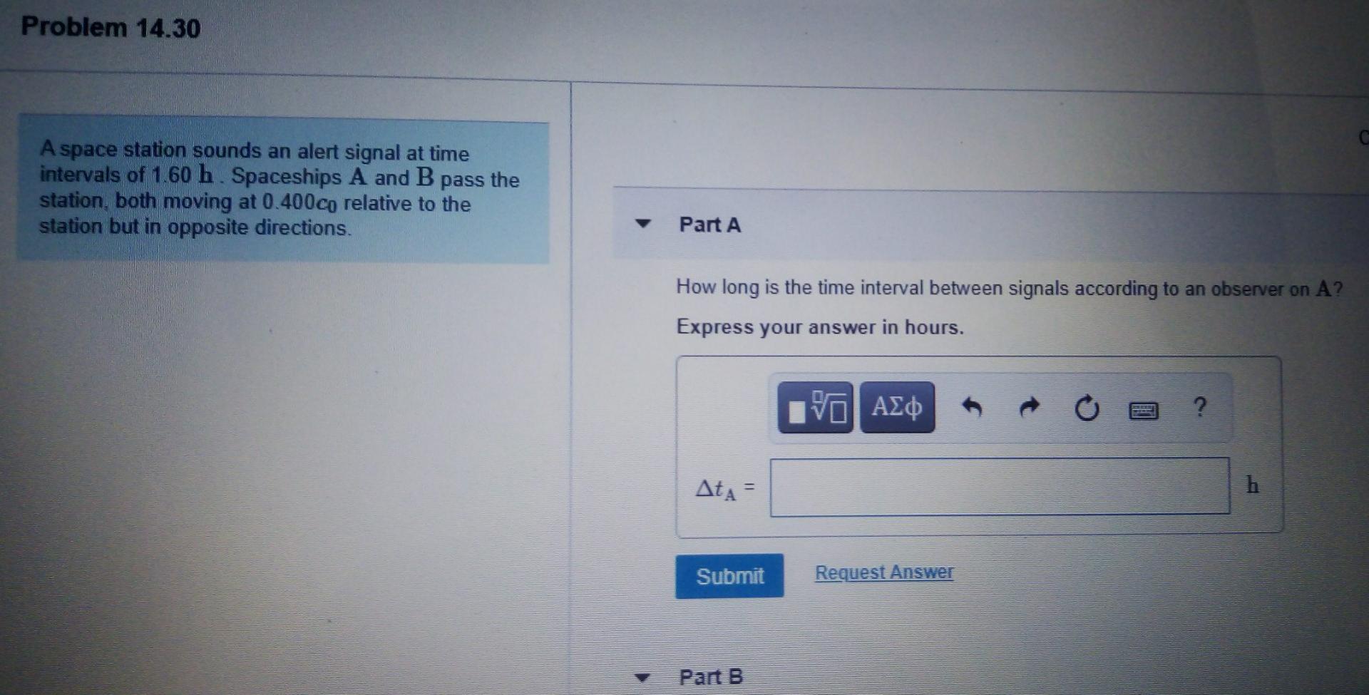 Solved Problem 14.30 A space station sounds an alert signal | Chegg.com