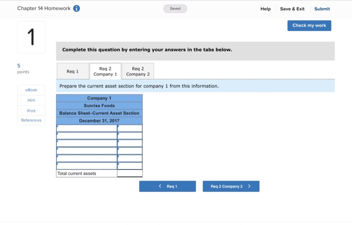Solved Chapter 14 Homework Submit Saved Help Save & Exit | Chegg.com