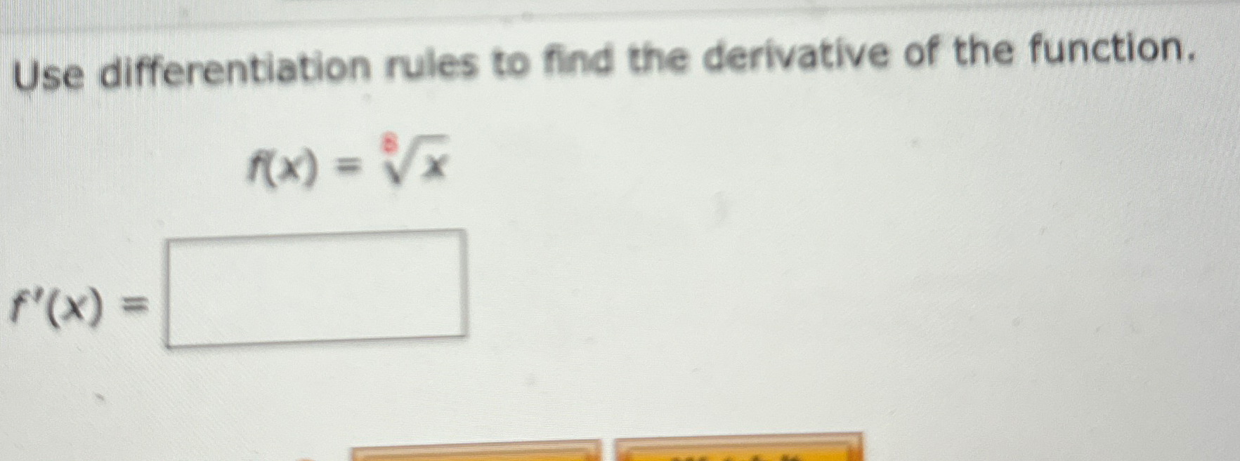 Solved Use differentiation rules to find the derivative of | Chegg.com