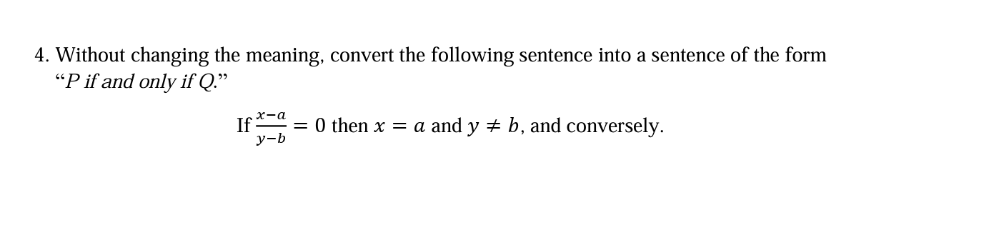 Solved Without changing the meaning, convert the following | Chegg.com