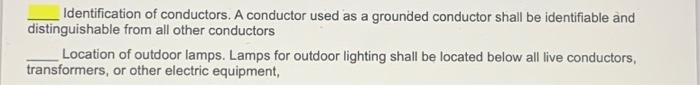 Solved Identification of conductors. A conductor used as a | Chegg.com