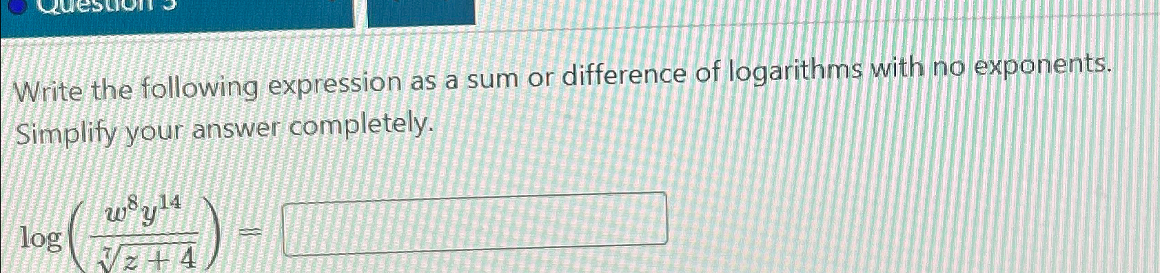 Solved Write the following expression as a sum or difference | Chegg.com