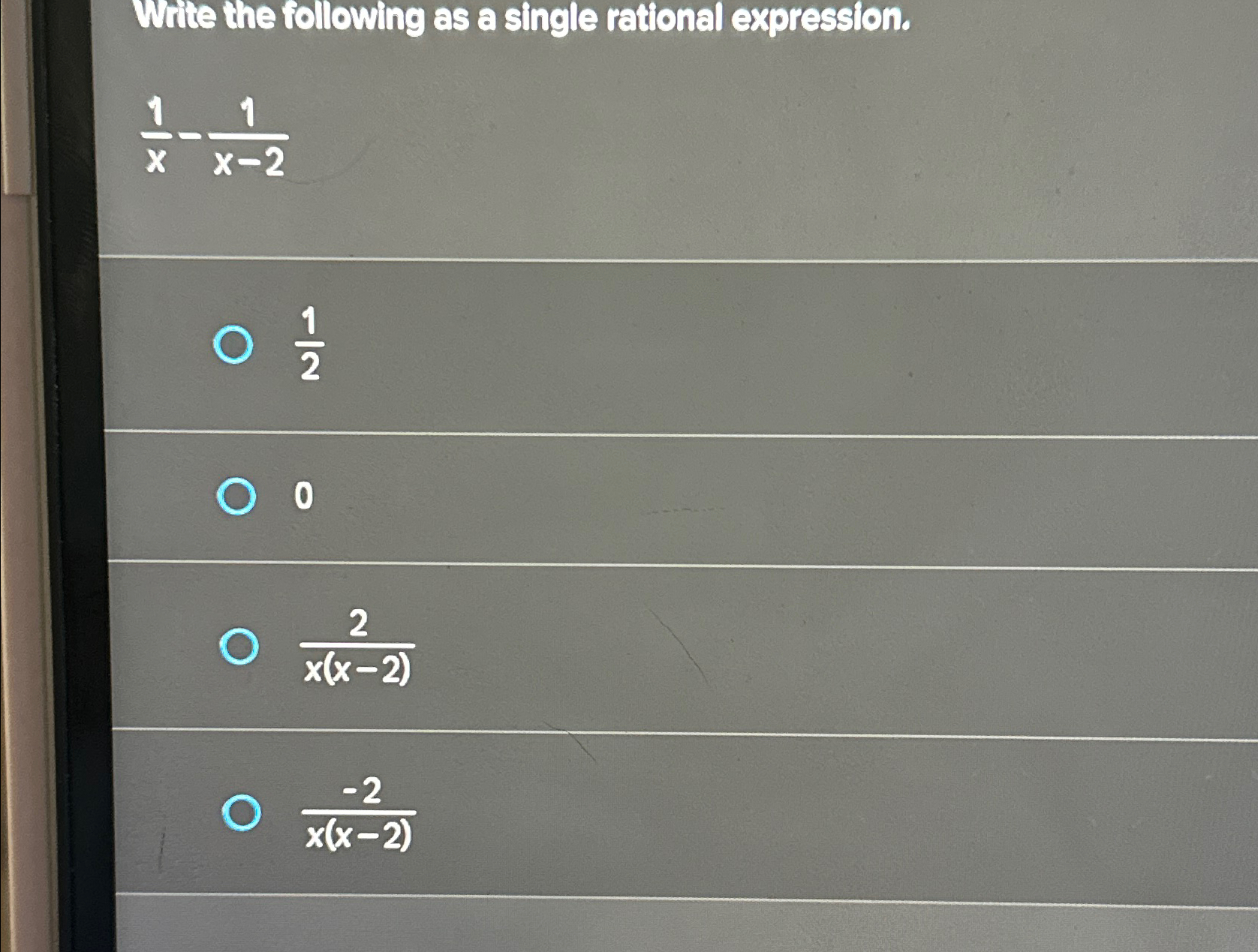 Solved White the following as a single rational | Chegg.com