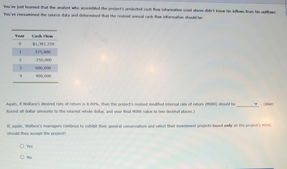 Solved 10. Cashflow patterns and the modified rate of return | Chegg.com