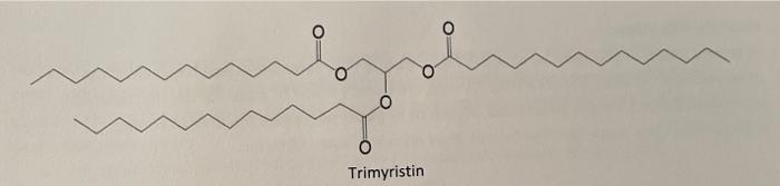 Solved Trimyristin | Chegg.com