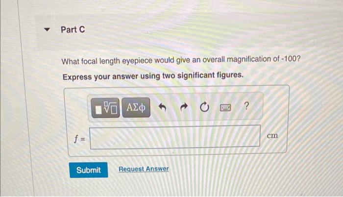 Solved The "tube length" of a microscope is defined to be | Chegg.com