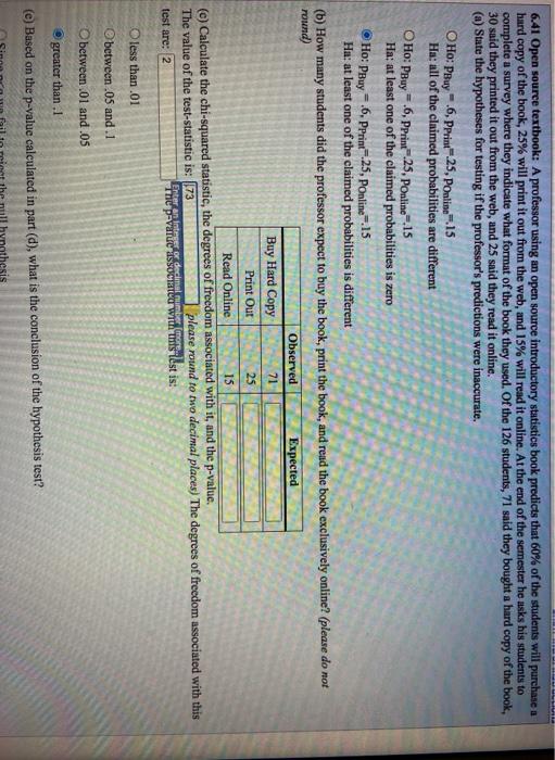Solved OHo: PBuy 6.41 Open source textbook: A professor | Chegg.com