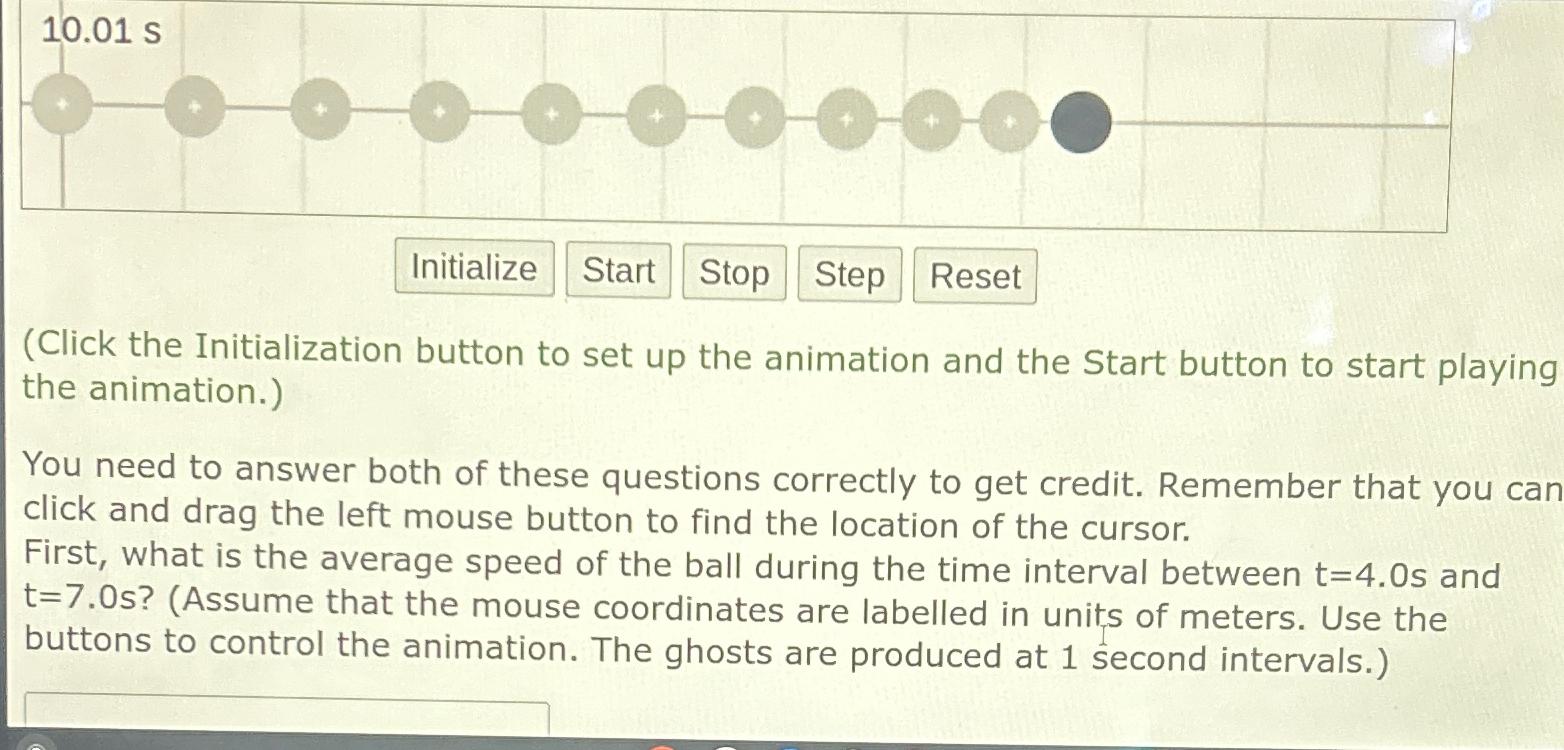 Solved Reset(Click the Initialization button to set up the | Chegg.com