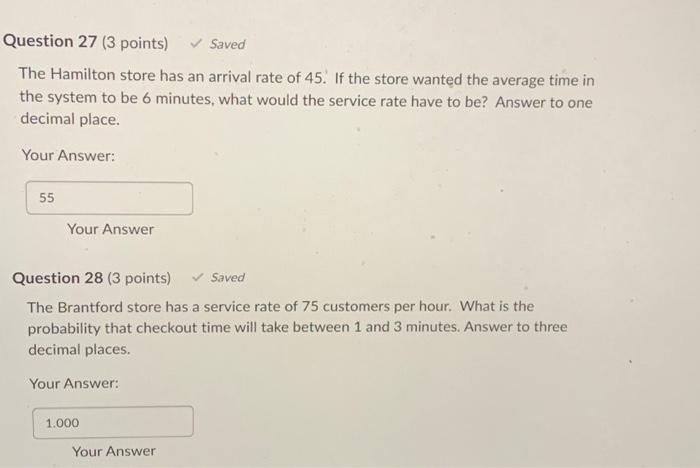 Solved I need assistance on Question 27 and 28, I am not | Chegg.com