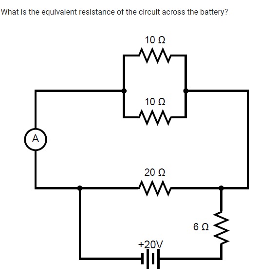 Solved What is the equivalent resistance of the circuit | Chegg.com