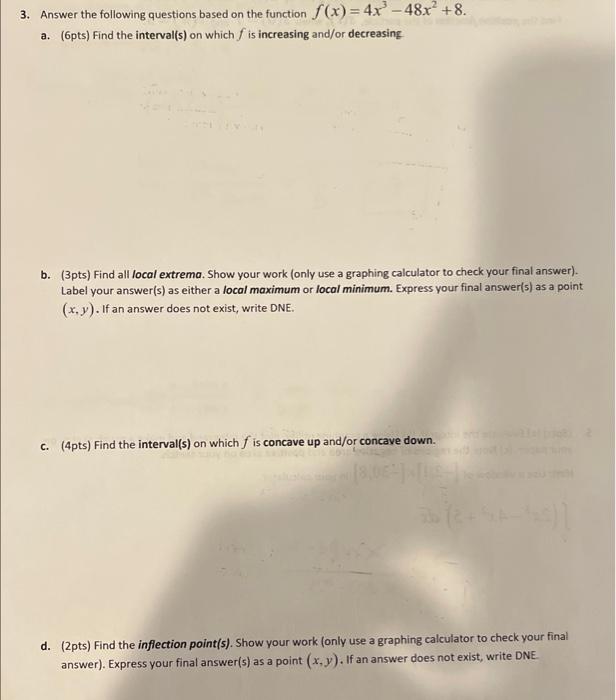 Solved 3. Answer the following questions based on the | Chegg.com