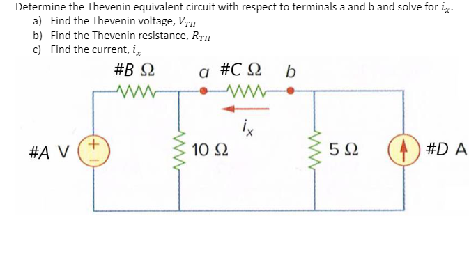 Solved Determine the Thevenin equivalent circuit with | Chegg.com