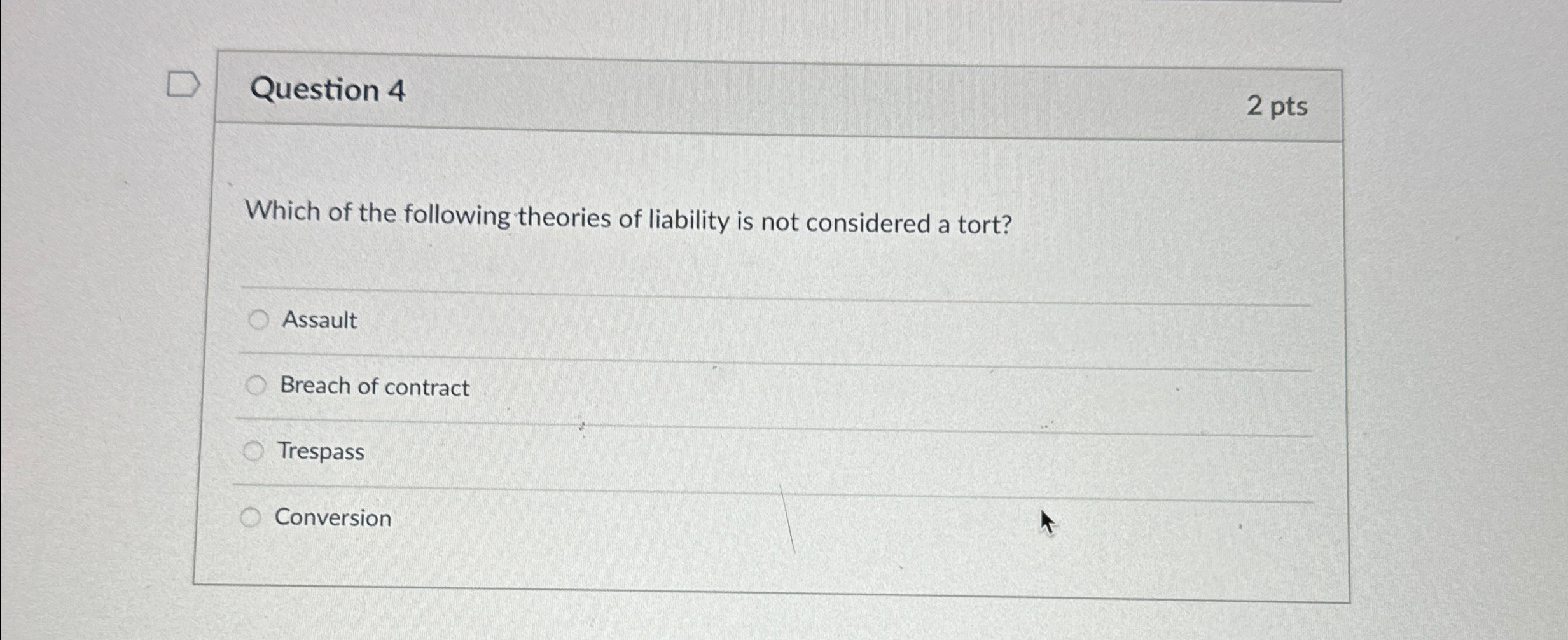 Solved Question 42 ﻿ptsWhich of the following theories of | Chegg.com