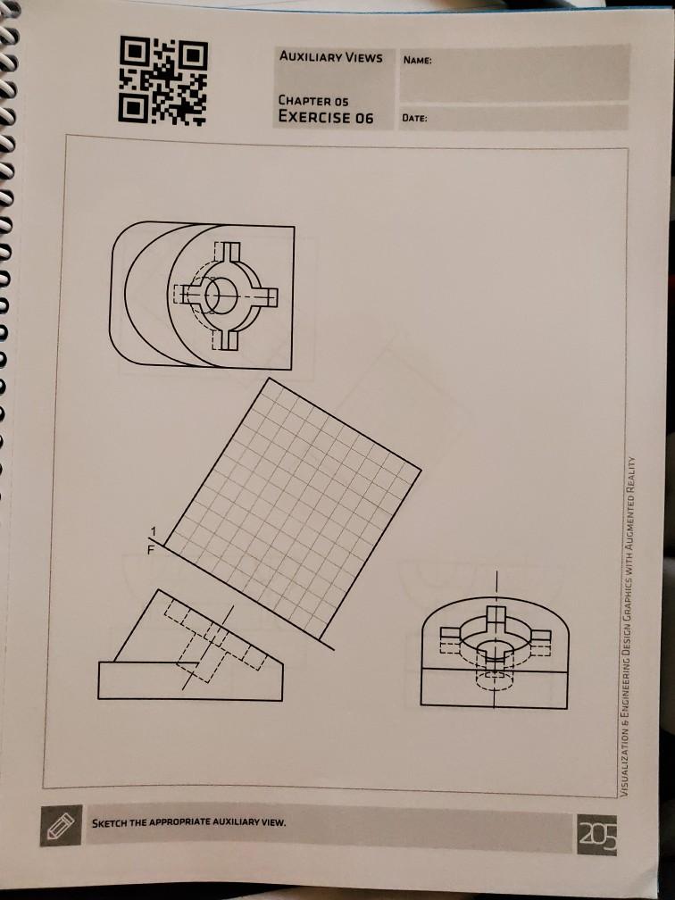 Solved AUXILIARY VIEWS NAME: CHAPTER OS EXERCISE 04 DATE: 15 | Chegg.com