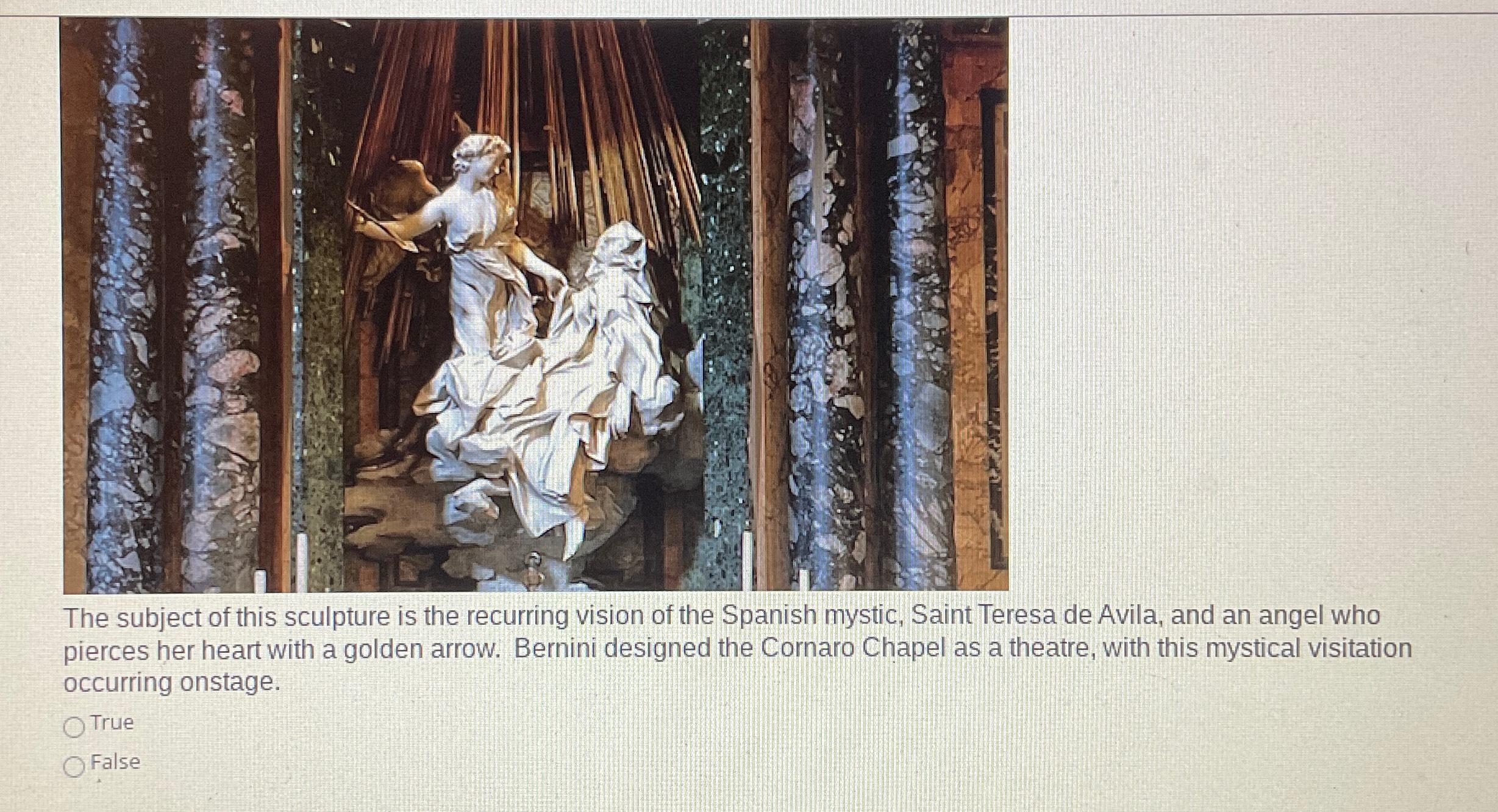 Solved The subject of this sculpture is the recurring vision | Chegg.com