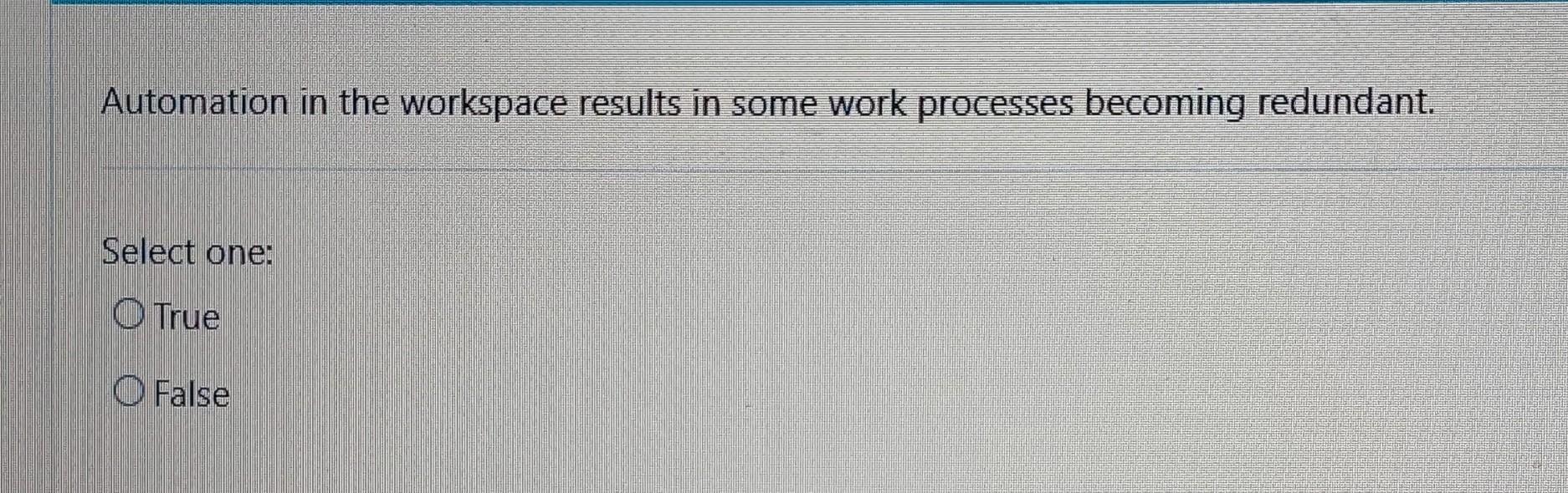 Solved Automation in the workspace results in some work | Chegg.com