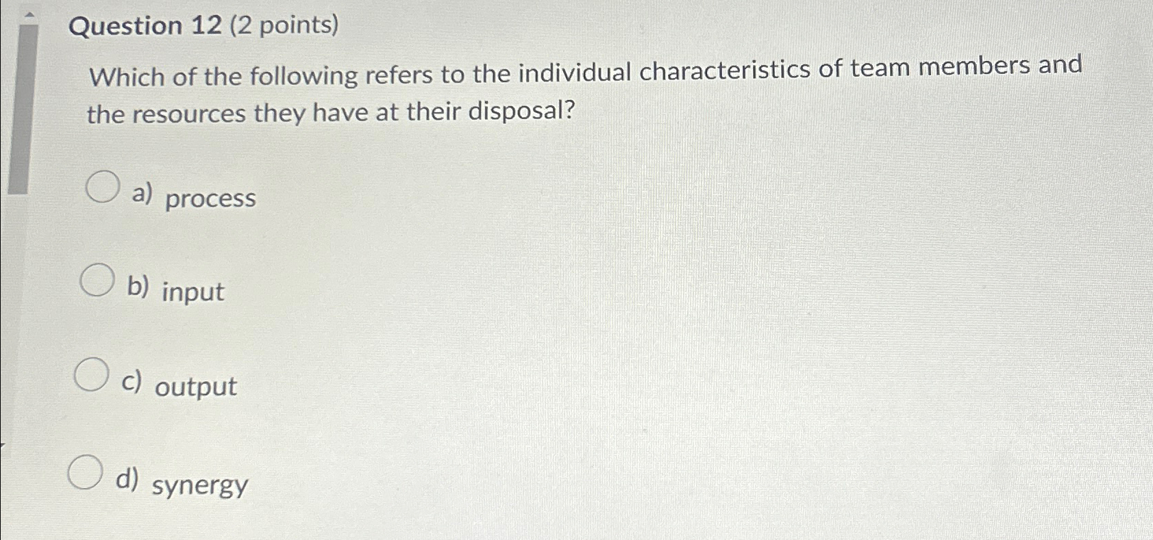 Solved Question 12 (2 ﻿points)Which of the following refers | Chegg.com