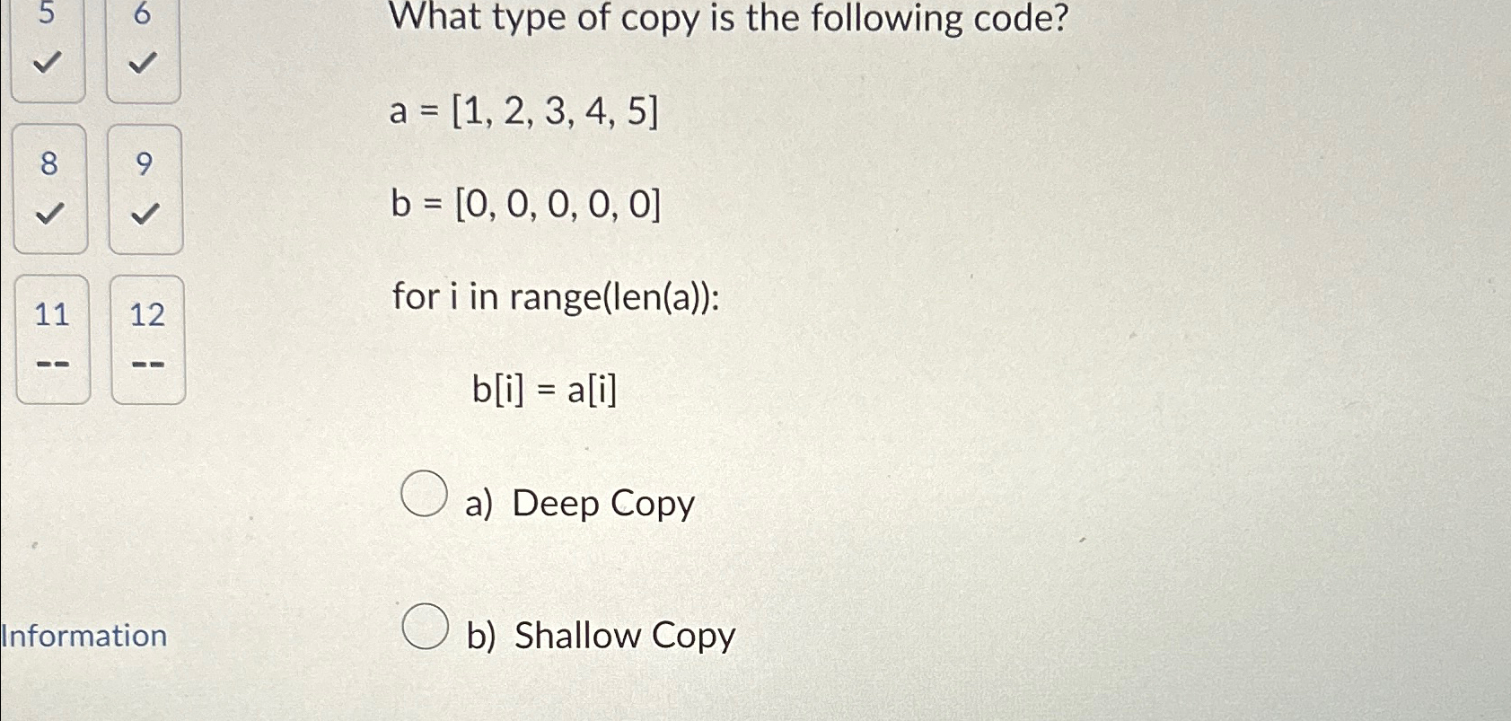 Solved What type of copy is the following | Chegg.com