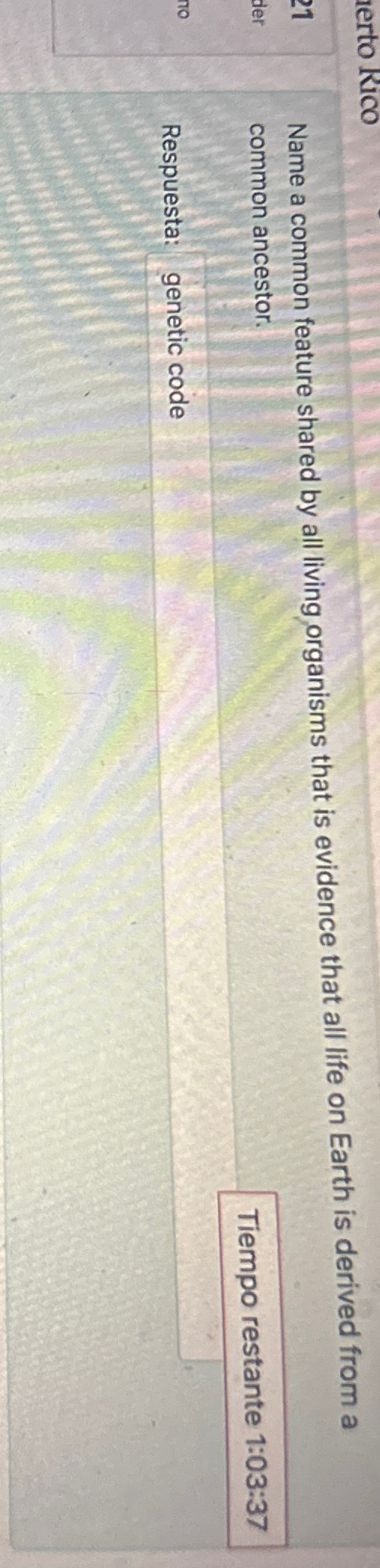 Solved Name a common feature shared by all living organisms | Chegg.com