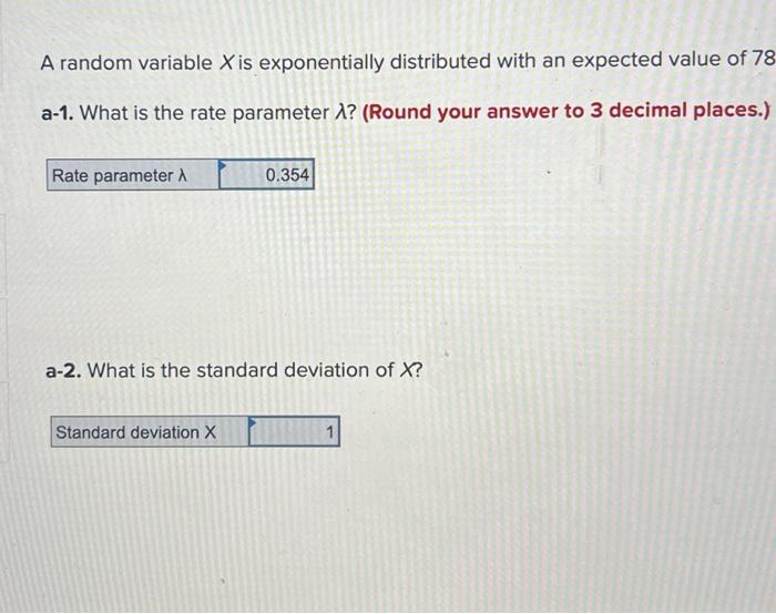 Solved A random variable X is exponentially distributed with | Chegg.com