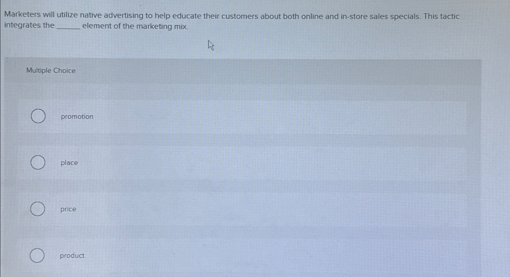 Solved Marketers will utilize native advertising to help | Chegg.com