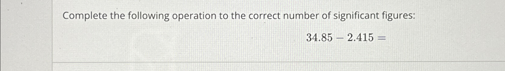 Solved Complete the following operation to the correct | Chegg.com