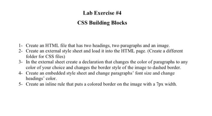 Solved 1- Create an HTML file that has two headings, two | Chegg.com