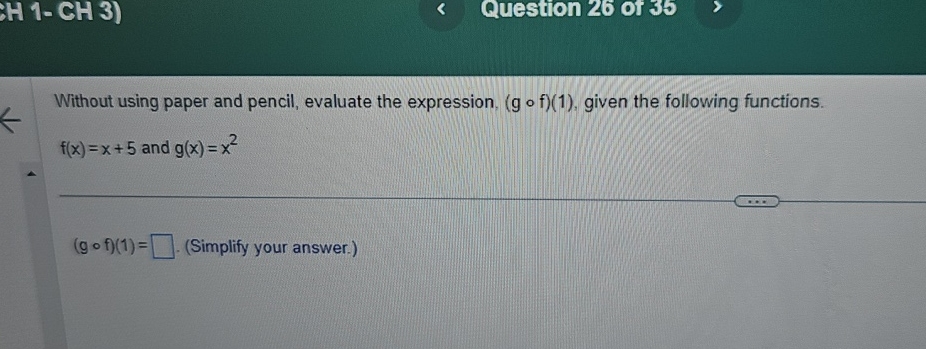 Solved Without using paper and pencil, evaluate the | Chegg.com