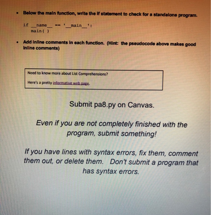 Solved PAB: Step 2 - Start a New Python Program Open Spyder | Chegg.com