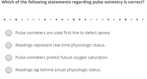 Solved Which of the following statements regarding pulse | Chegg.com
