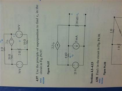 Solved In the circuit in Fig. P4.95, before the 5 mA current | Chegg.com