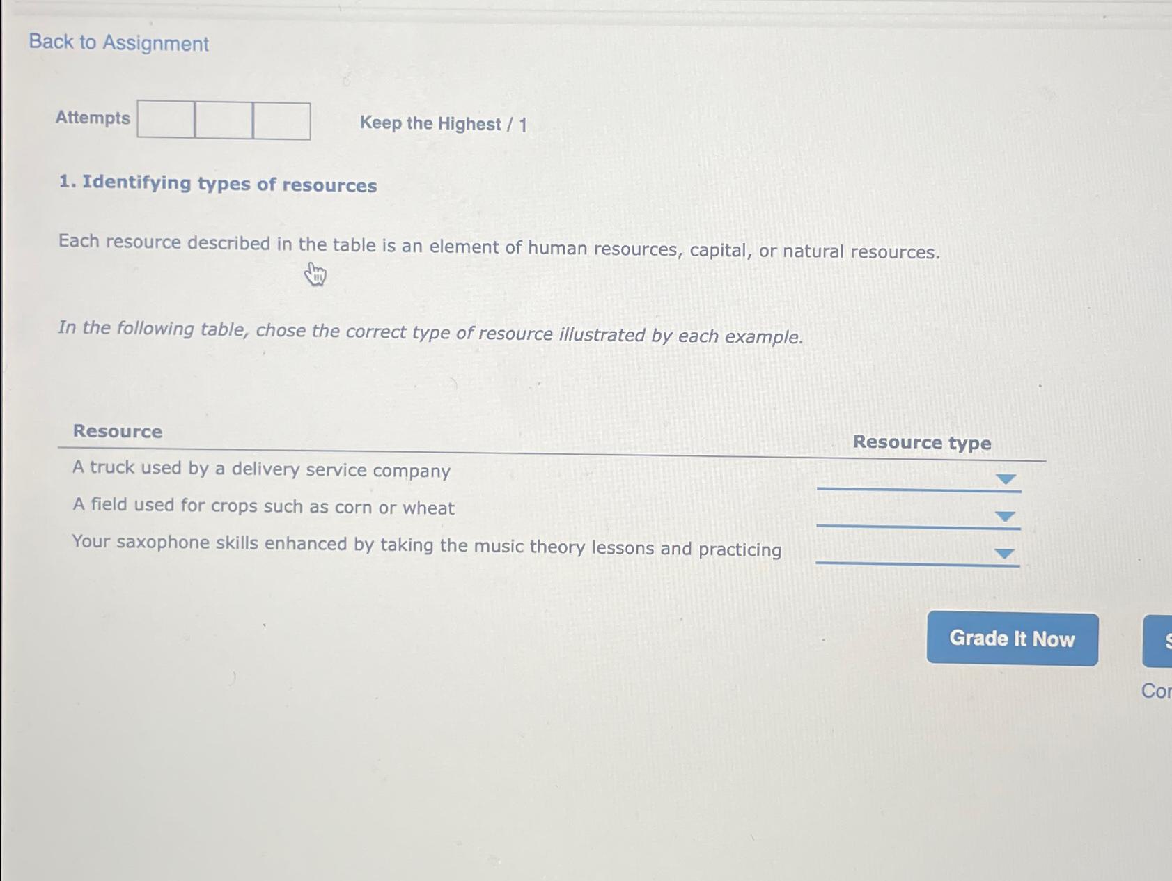 Solved Back to AssignmentAttemptsKeep the Highest | Chegg.com