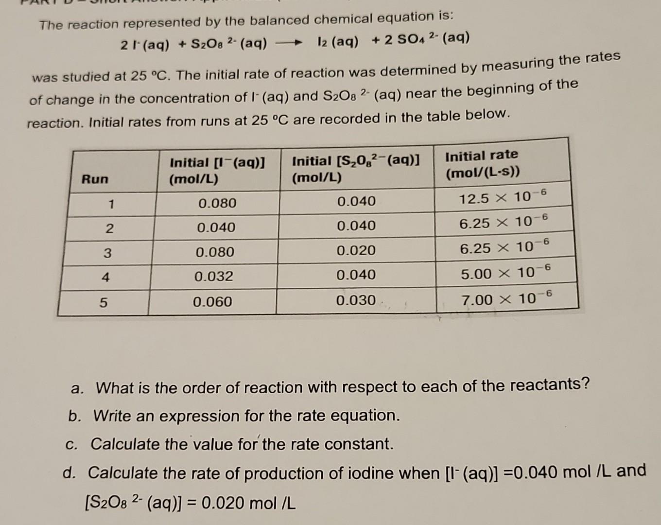 Solved \\[ 2 \\mathrm{r}(\\mathrm{aq})+\\mathrm{S}_{2} | Chegg.com
