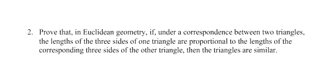 Solved Prove that, in Euclidean geometry, if, ﻿under a | Chegg.com