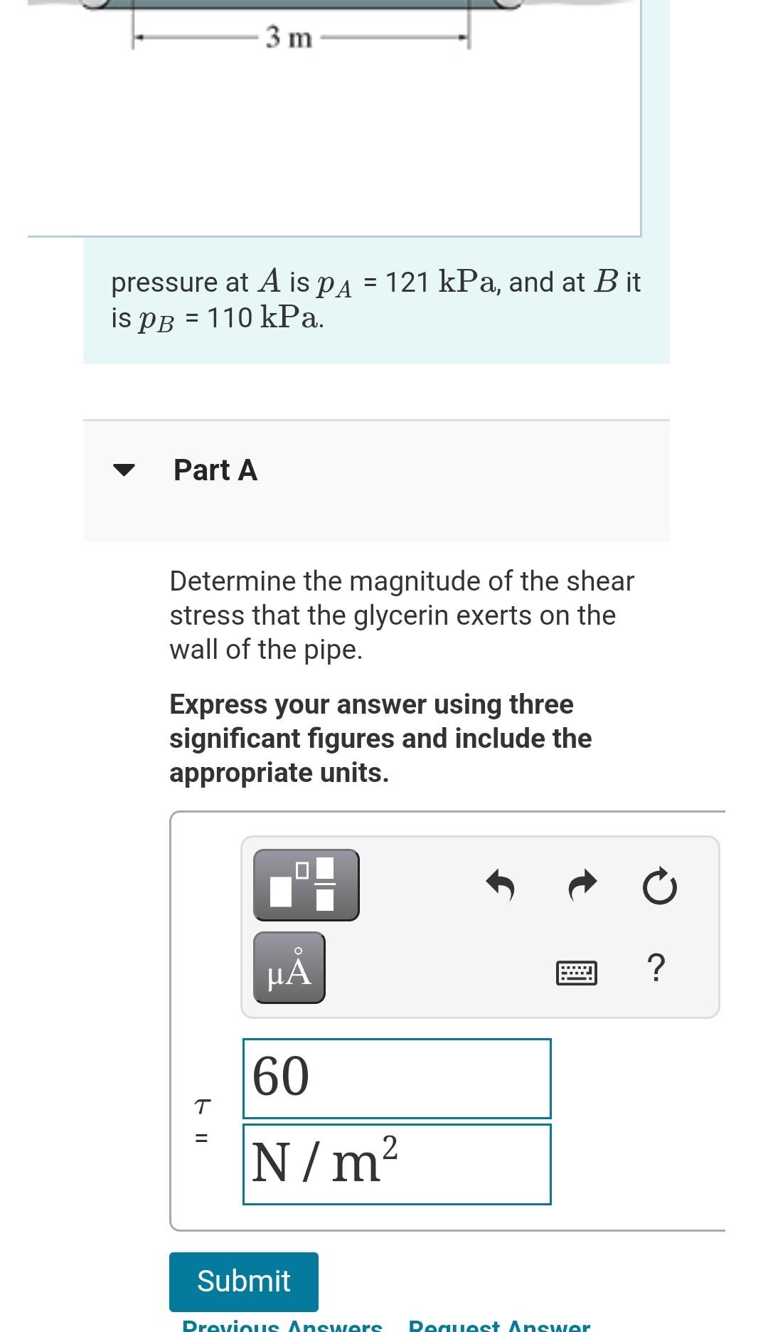 Solved Glycerin flows through a 50-mm-diameter horizontal | Chegg.com