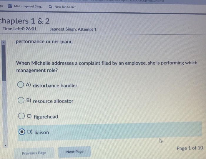 Solved and- os Mail - Japneet Sing... Q New Tab Search | Chegg.com
