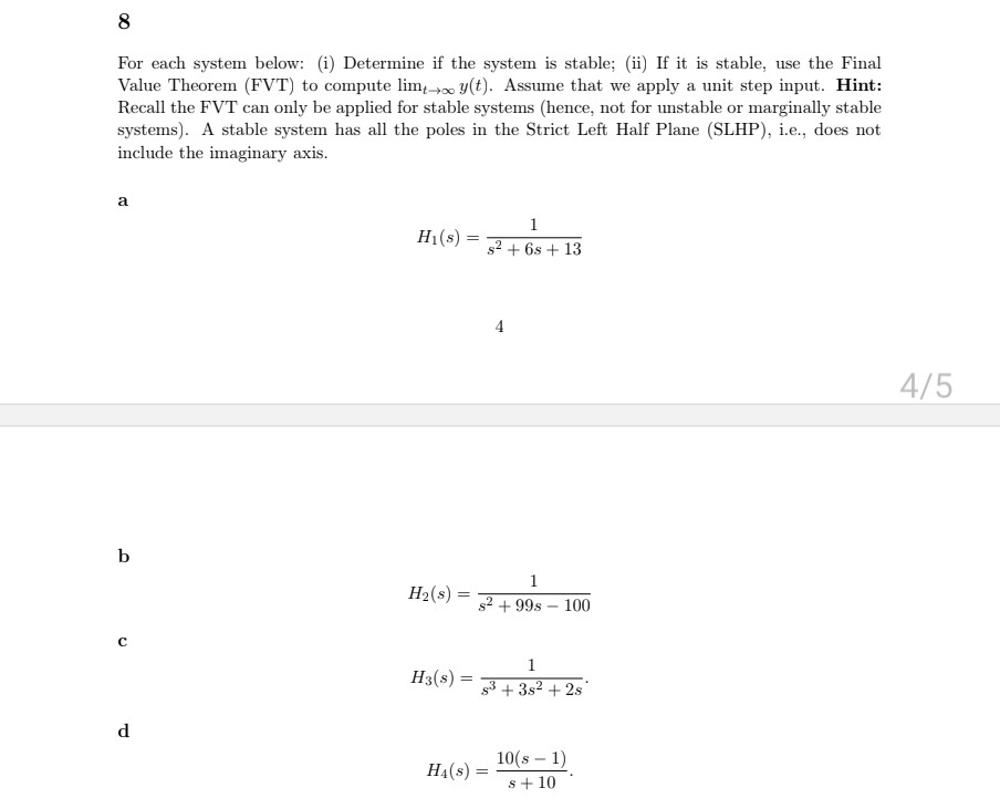 Solved Please answer all parts of the question completely. | Chegg.com