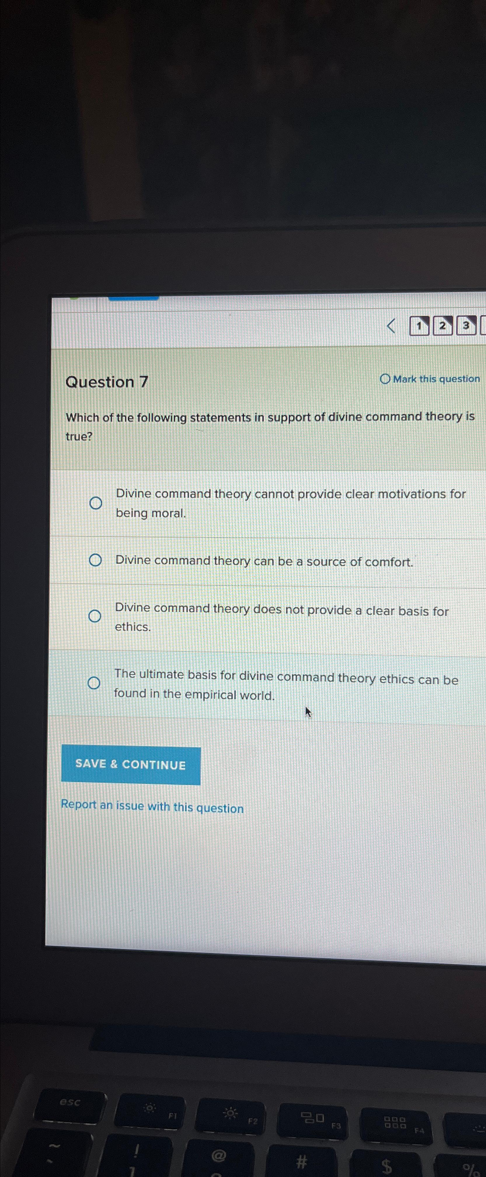 Solved Question 7Mark this questionWhich of the following | Chegg.com